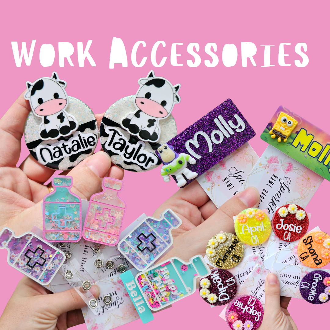 Sparkle Name Badges